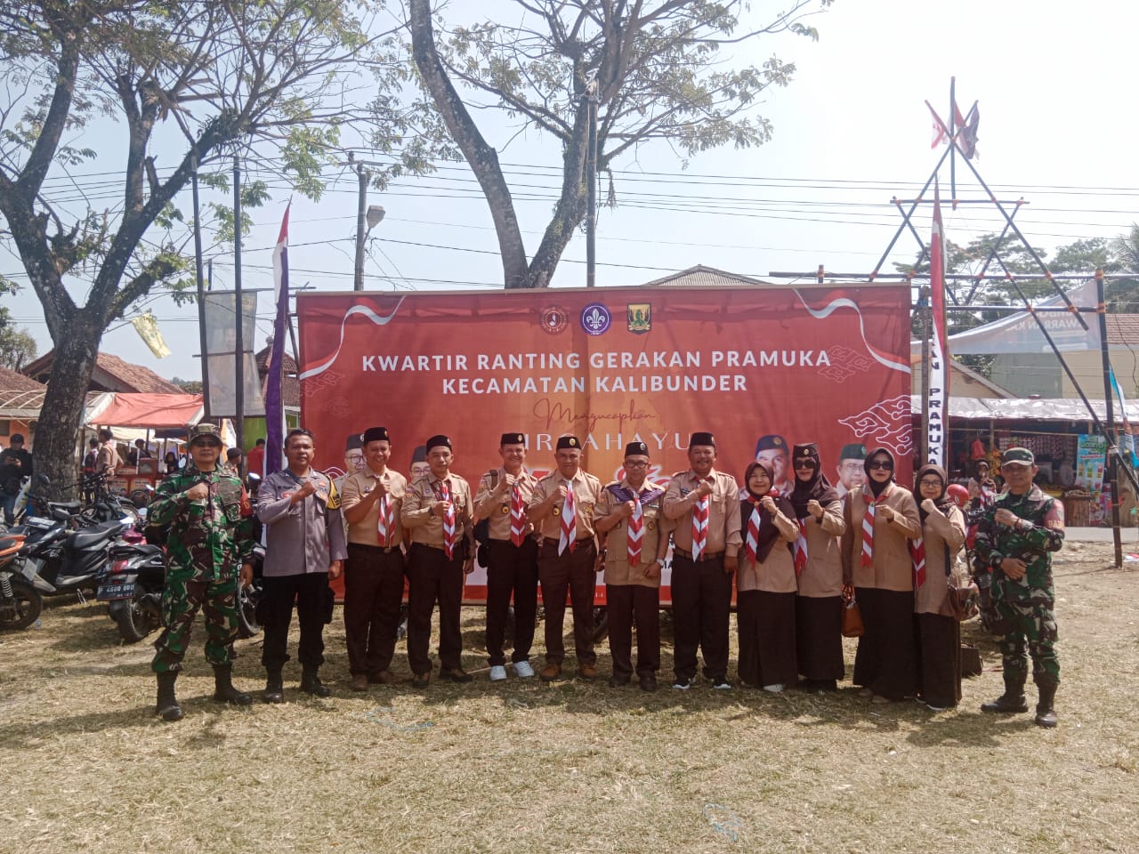 Danposramil Kalibunder Hadiri Jambore Kwartir Ranting Gerakan Pramuka ...
